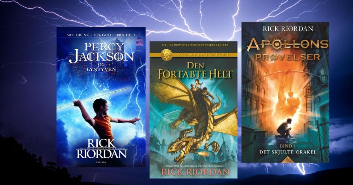 Percy Jackson og alle de andre Rick Riordan-bøger - få overblik og styr ...
